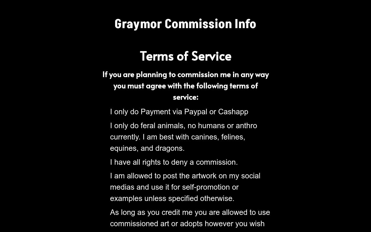 Graymor’s Commission